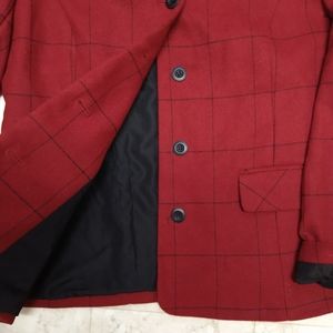Appleseed's | Jackets & Coats | Appleseeds Red Black Plaid Blazer Nwt | Poshmark